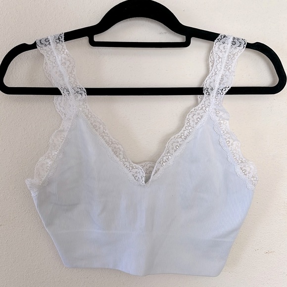 Bozzolo | Intimates & Sleepwear | Bozzolo White Lace Bralette | Poshmark